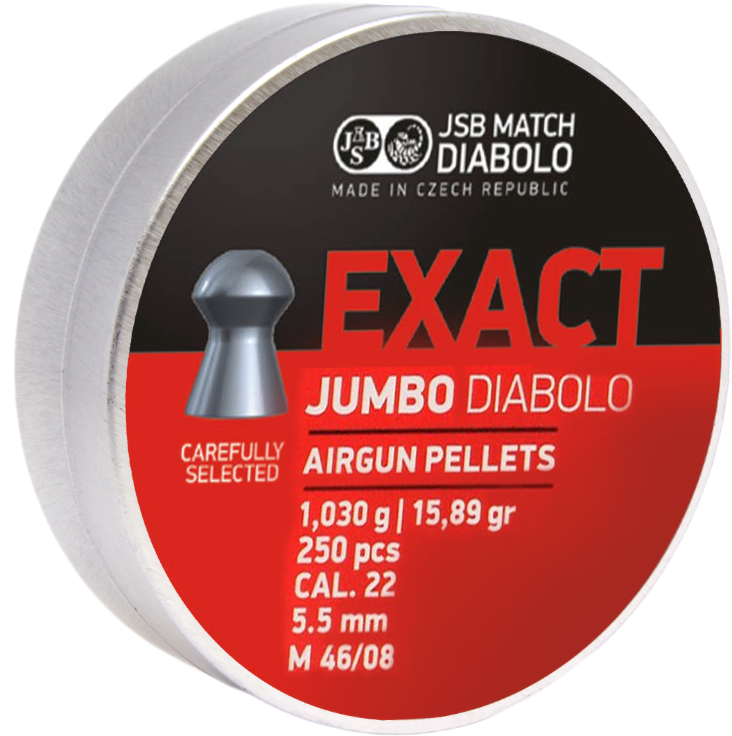 JSB EXACT JUMBO DIABOLO 5,5MM (250 UN)