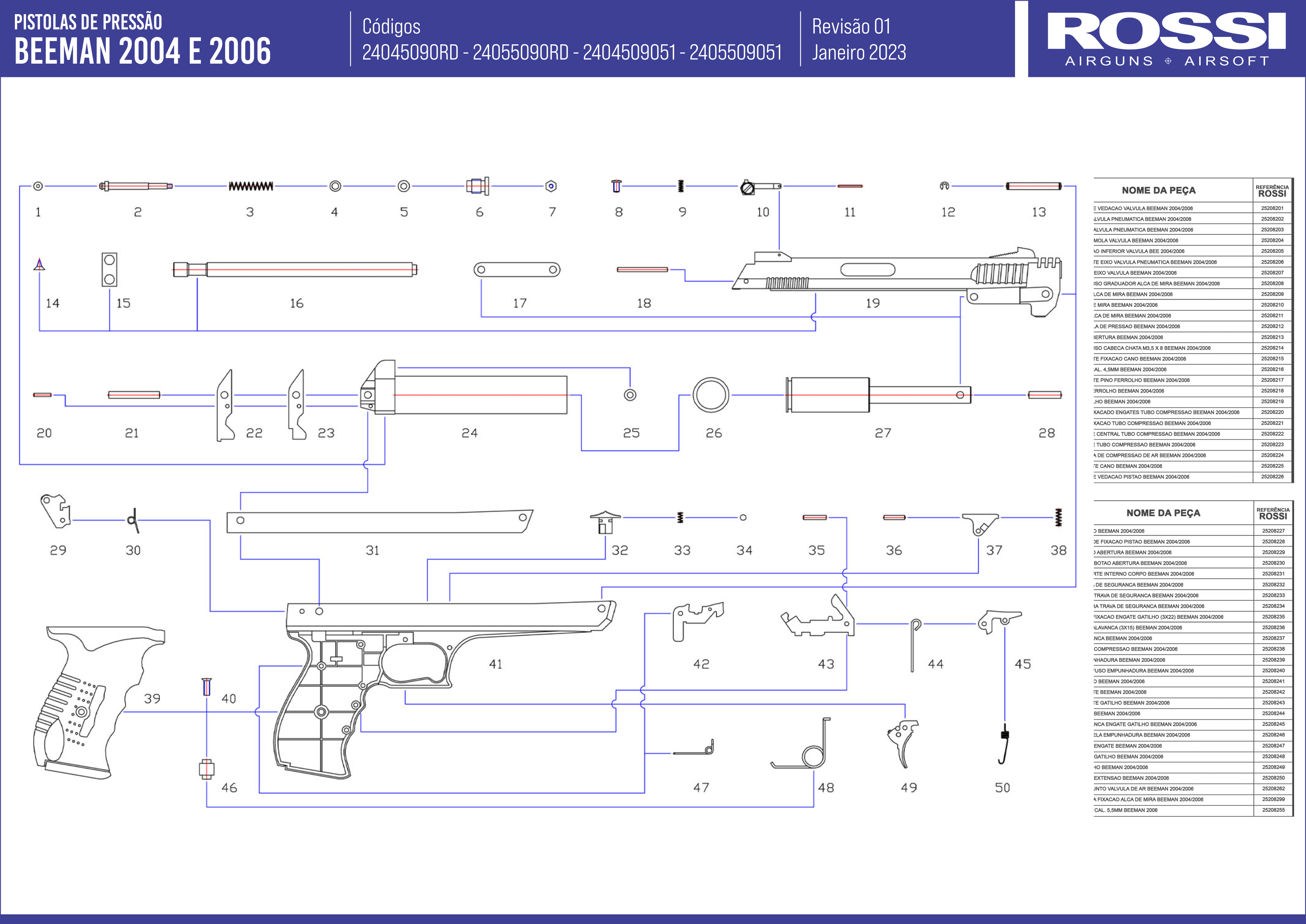 BEEMAN 2004 BOMBEAMENTO 4,5MM