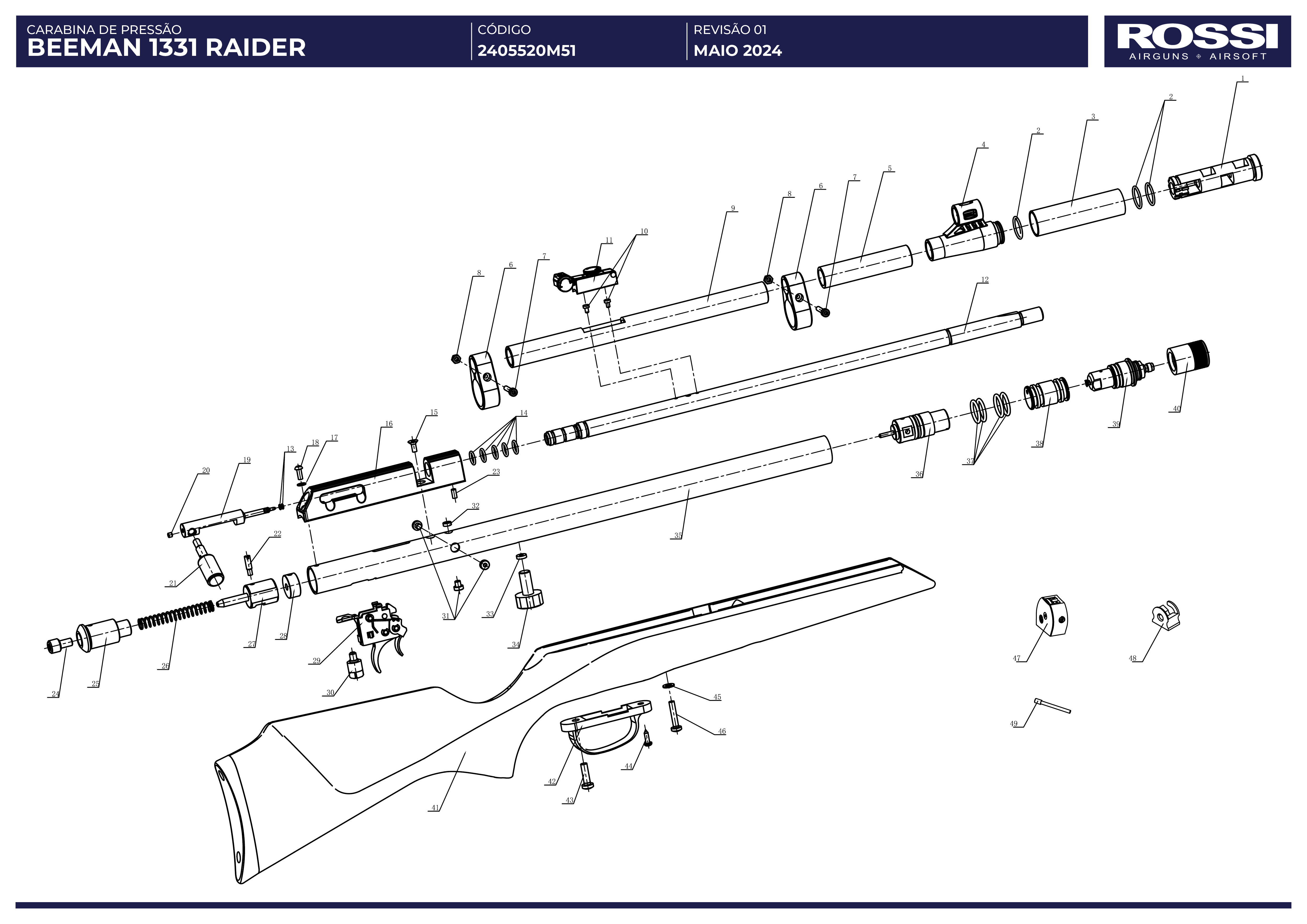 BEEMAN 1331 RAIDER MADEIRA PCP 5,5MM